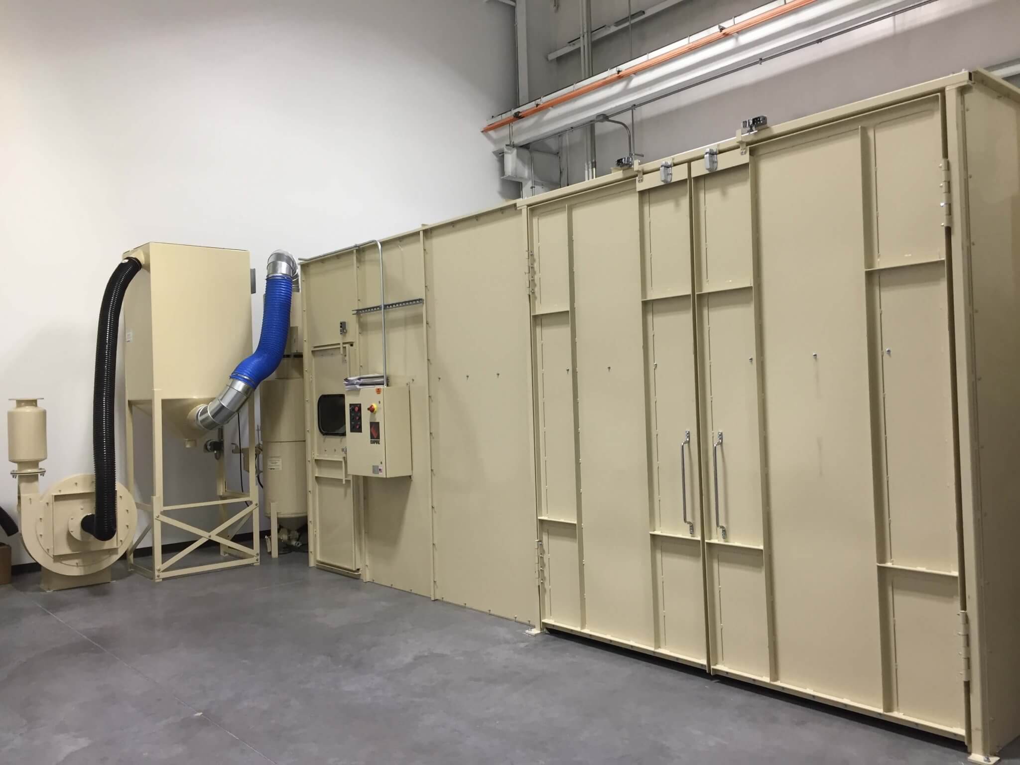 Pre-Engineered Abrasive Blast Booths (PEB) – Empire Abrasive Equipment