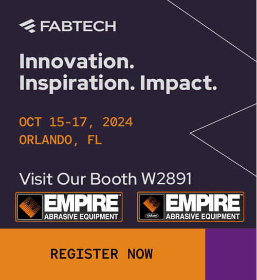 Visit Us at FabTech 2024 – Empire Abrasive Equipment