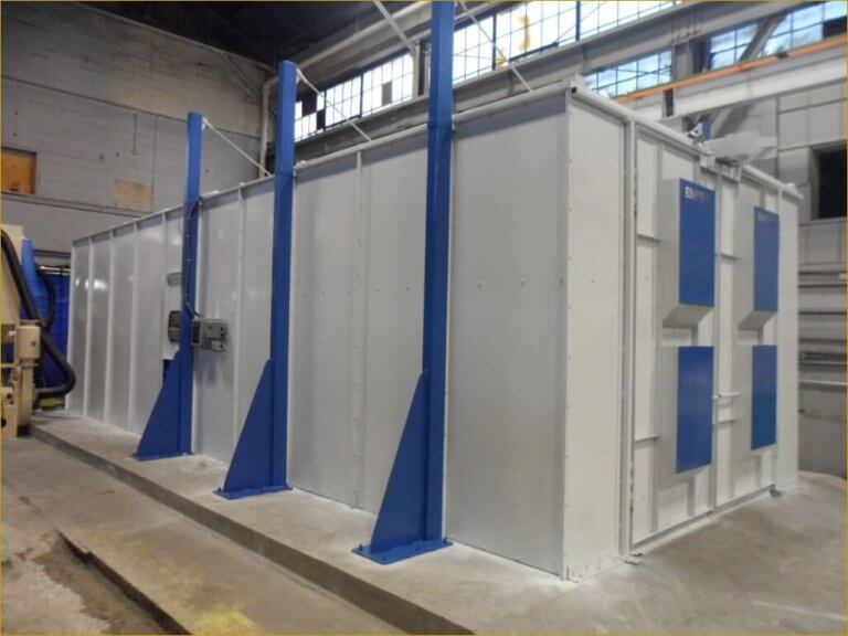 Pre-Engineered Abrasive Blast Booths (PEB) – Empire Abrasive Equipment