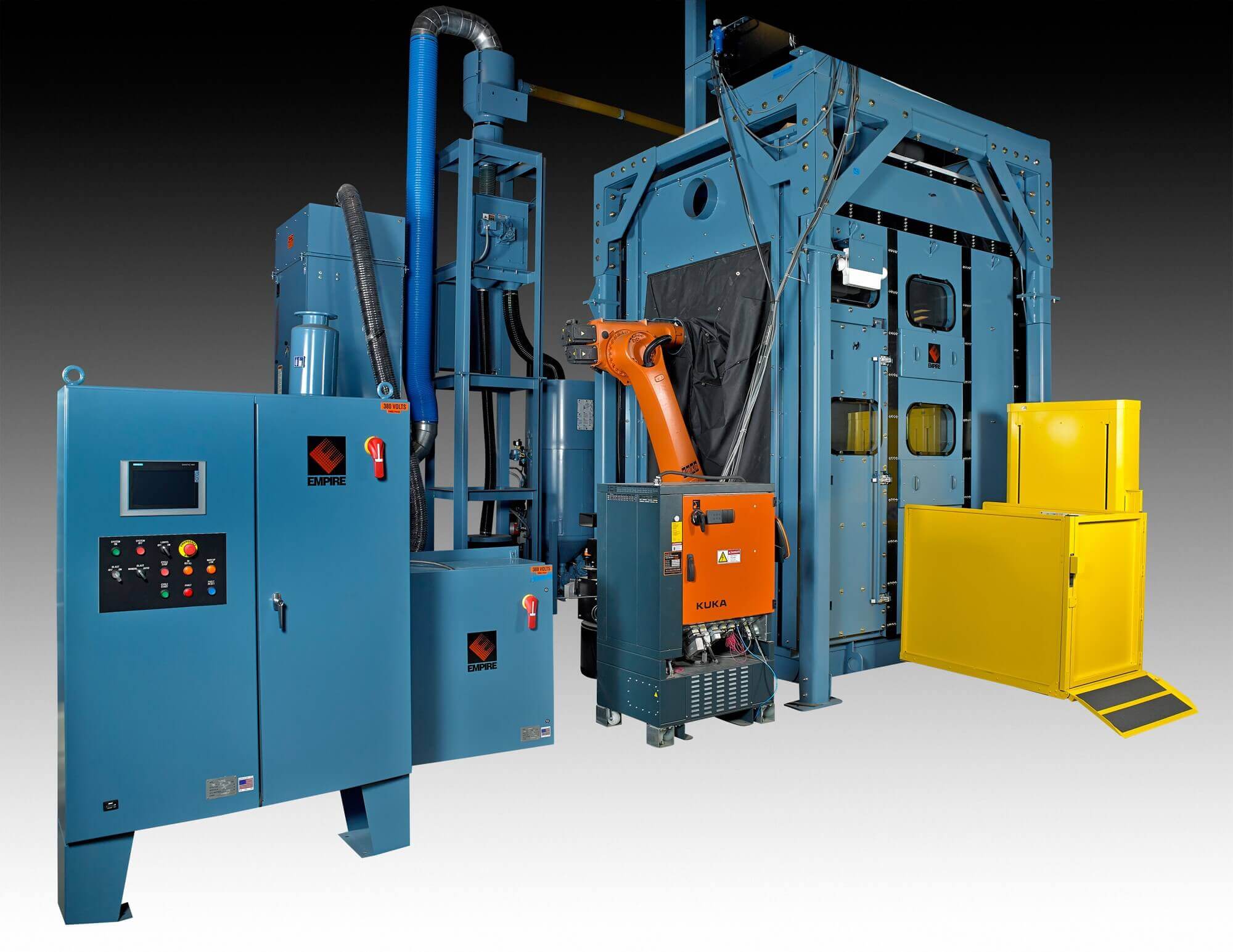 Robotic Abrasive Sandblast Systems - Empire Abrasive